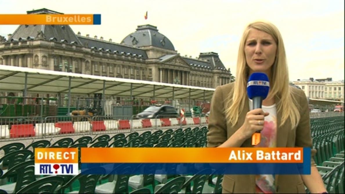 Dernières infos depuis le palais royal de Bruxelles avec Alix Battard ...