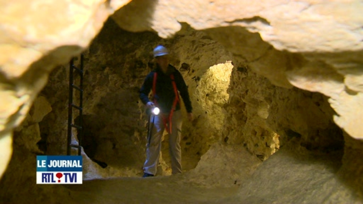 Visite des mines de silex de Spiennes | RTL Info