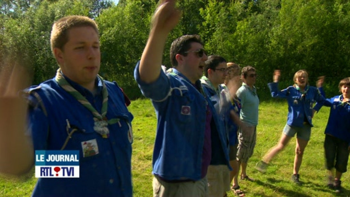 Les scouts de Bonnine ont planté leurs tentes à Florennes. | RTL Info