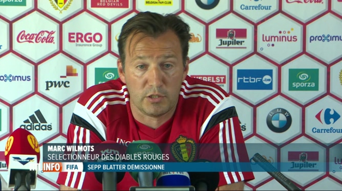 Démission de Sepp Blatter: réaction de Marc Wilmots depuis Bordeaux ...