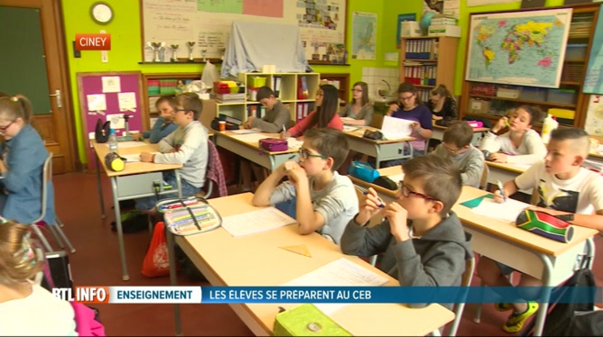 Préparation du CEB dans les classes de 6ème primaire de la FW-B | RTL Info