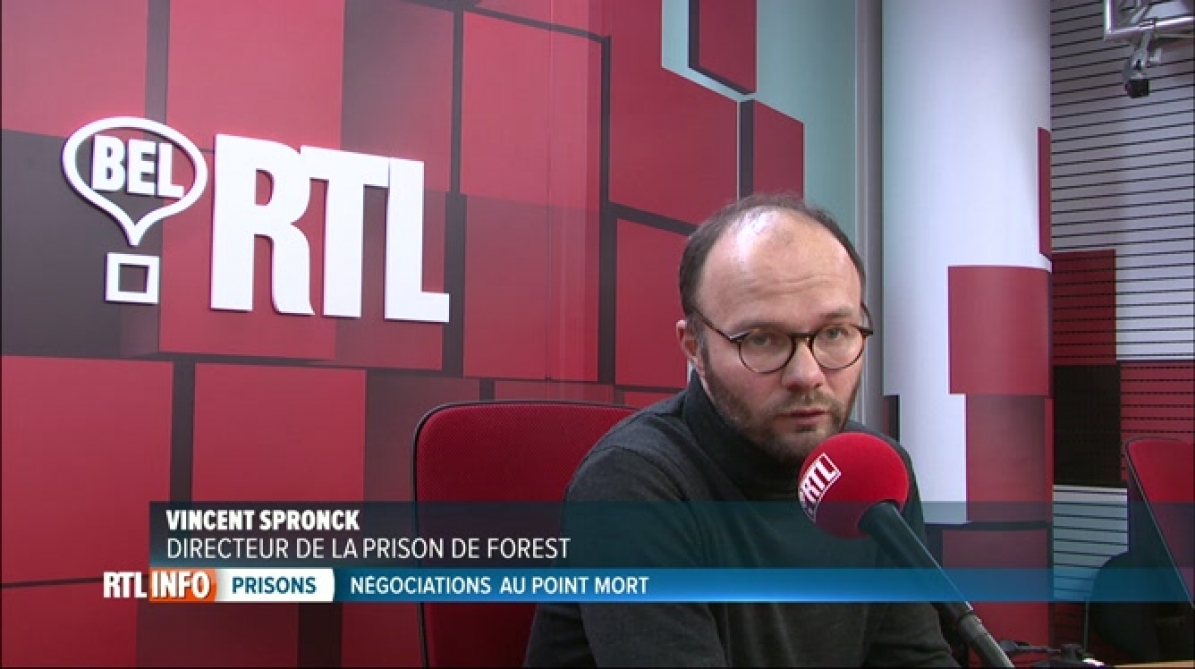 Le directeur de la prison de Forest, Vincent Spronck, était l'invité de Bel RTL | RTL Info