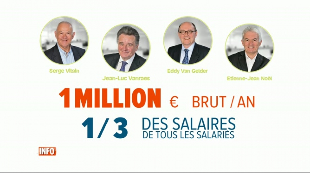 Les 4 membres de la direction de la SRIB se partagent un million d ...