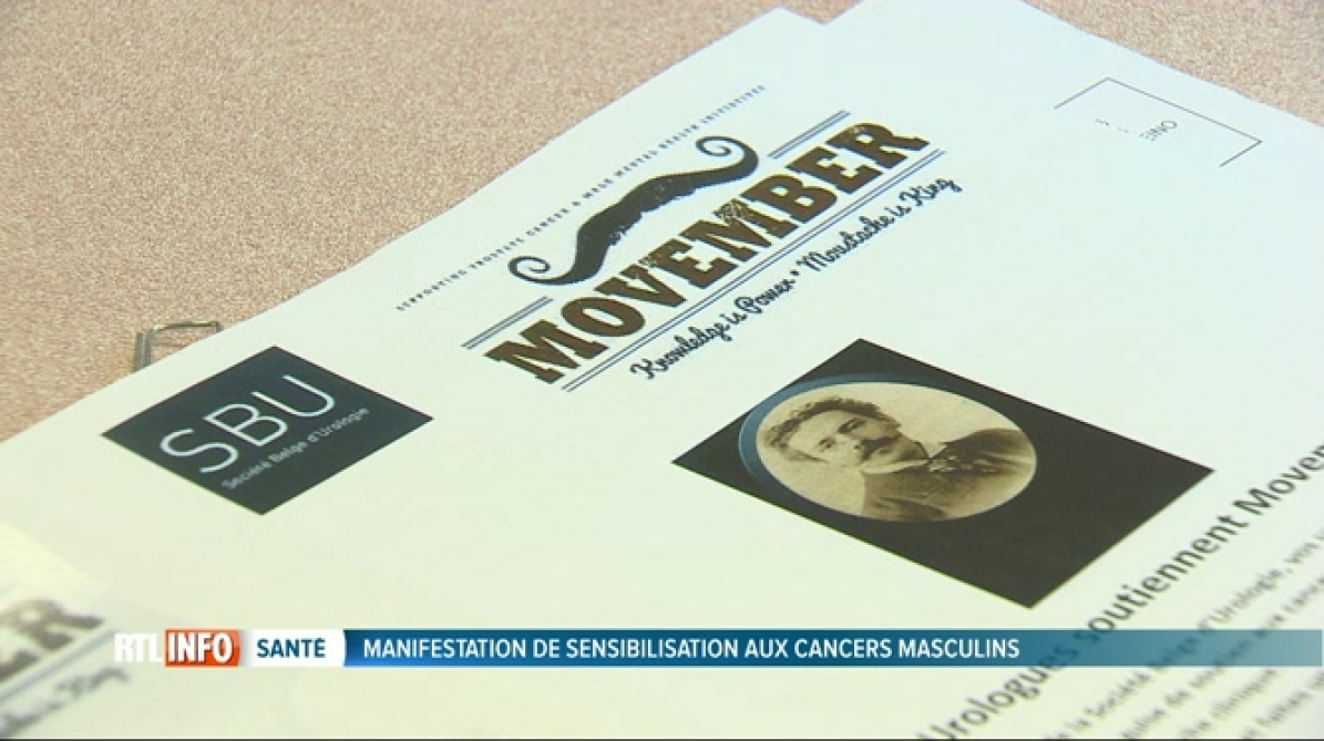 Movember sensibilise les hommes aux cancers masculins | RTL Info