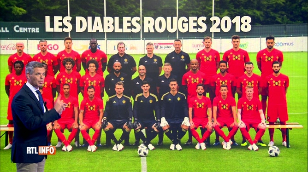 Mondial en Russie: focus sur la photo officielle des Diables Rouges ...