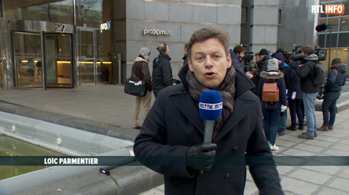Notre journaliste en direct chez Proximus | RTL Info