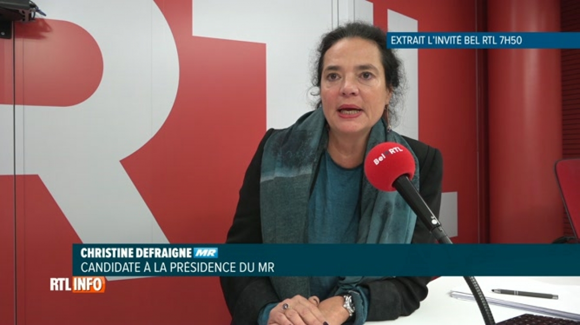 "Je suis née au MR": Christine Defraigne explique pourquoi elle est ...