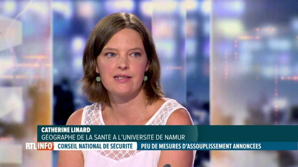 Coronavirus: Catherine Linard de retour sur le plateau | RTL Info