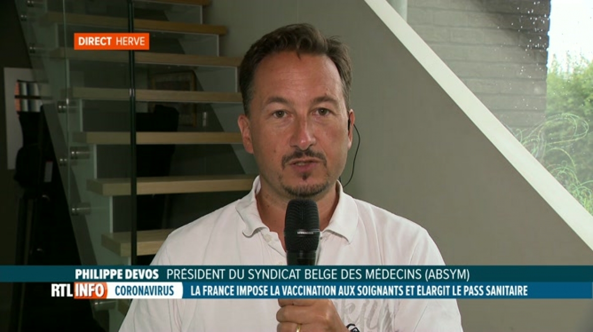 Coronavirus: Philippe Devos évoque une vaccination obligatoire des ...