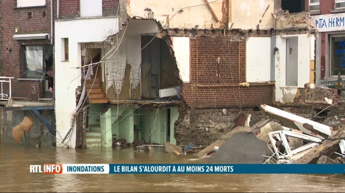 Inondations: les policiers visitent les maisons à Angleur et Chênée ...