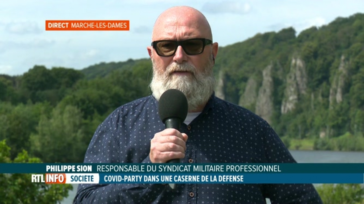 Fête clandestine à la caserne de Tielen: la réaction de Philippe Sion | RTL Info