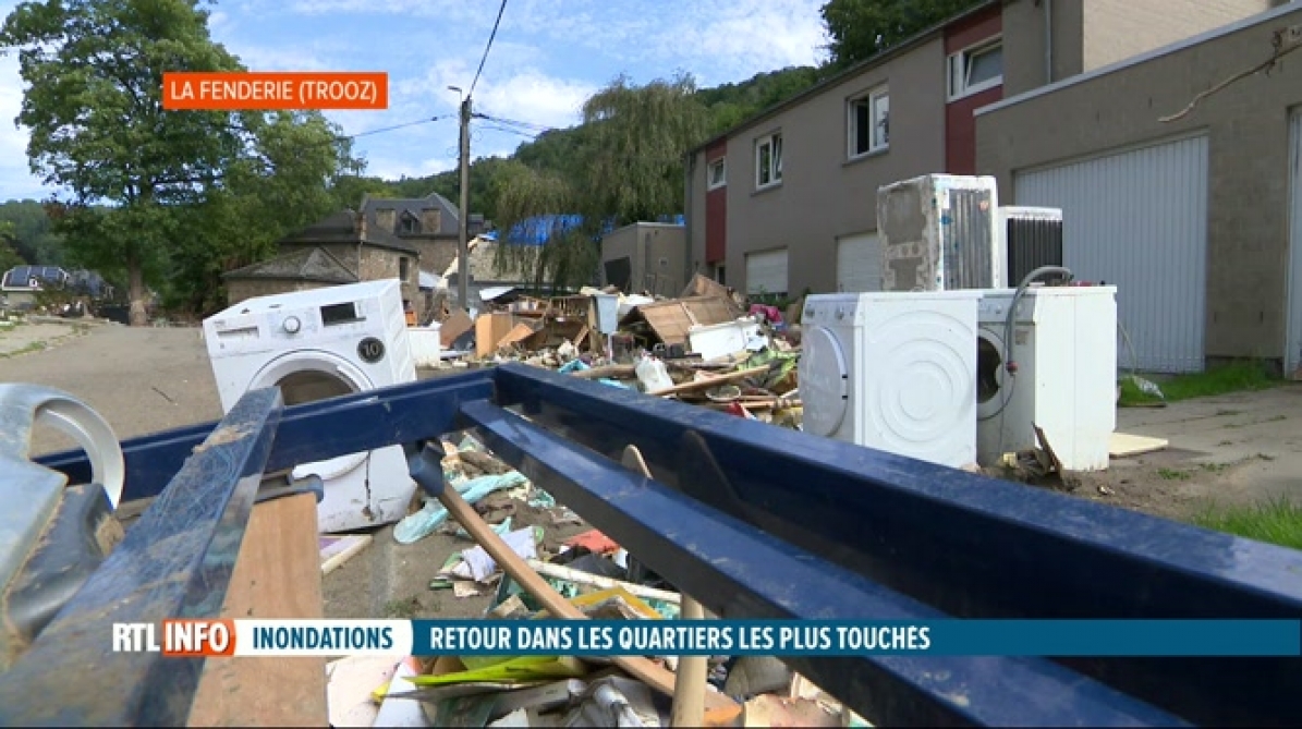 Inondations, 1 mois après: un quartier de Trooz est toujours isolé ...