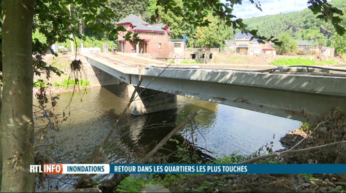 Inondations, 1 mois après: un quartier de Trooz est toujours isolé ...