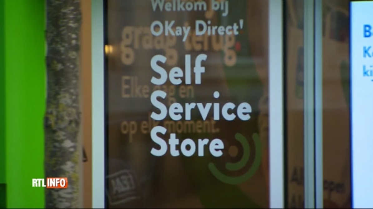 OKay a ouvert un premier magasin autonome dans le centre de Gand | RTL Info
