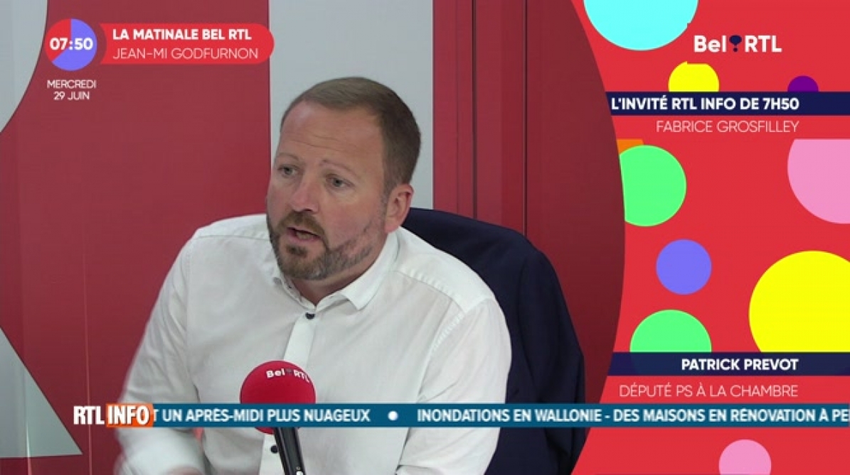 Patrick Prevot - L’invité RTL Info de 7h50 | RTL Info