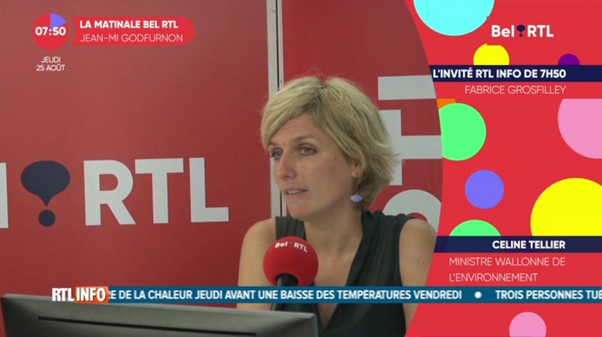 Céline Tellier - L’invitée RTL Info de 7h50 | RTL Info
