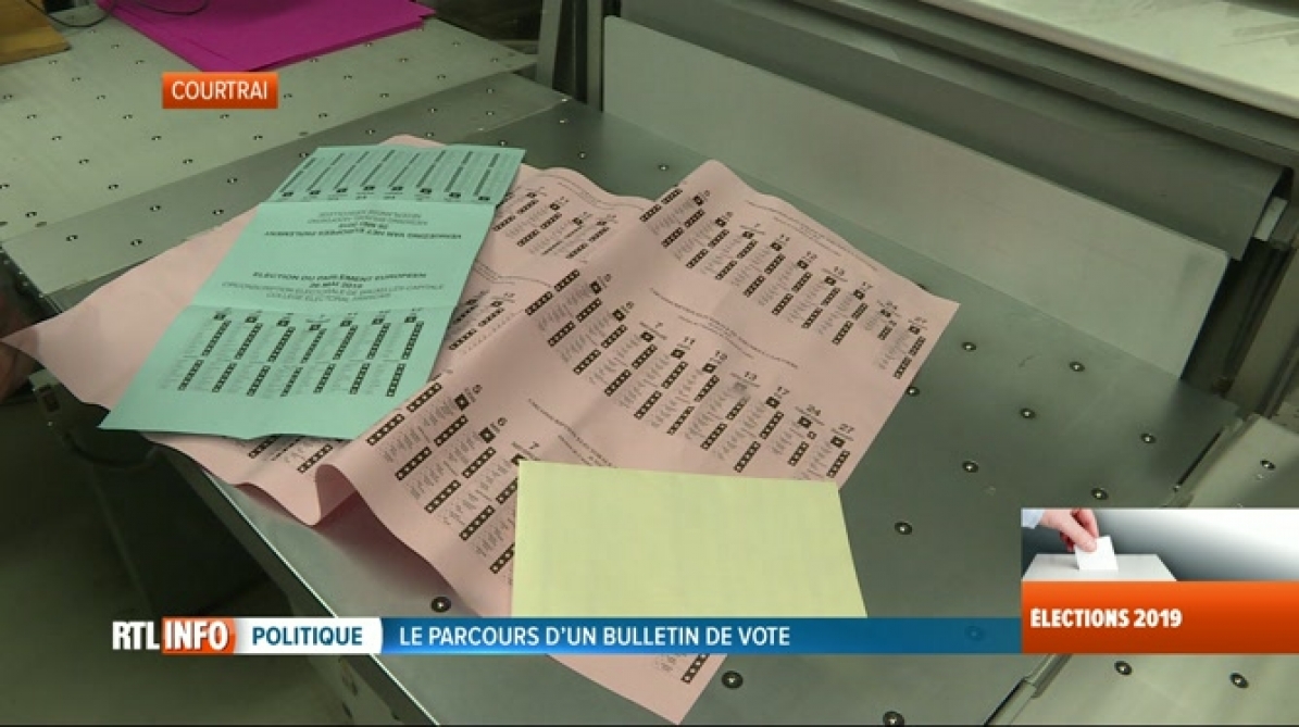 Voici le parcours du bulletin de vote jusqu'au scrutin | RTL Info