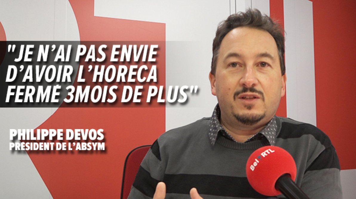 Philippe Devos: "Pour rouvrir l'Horeca le plus rapidement possible, il ...
