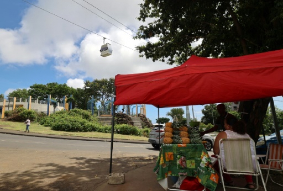 Papang, premier téléphérique de l'océan Indien mis en service à La ...