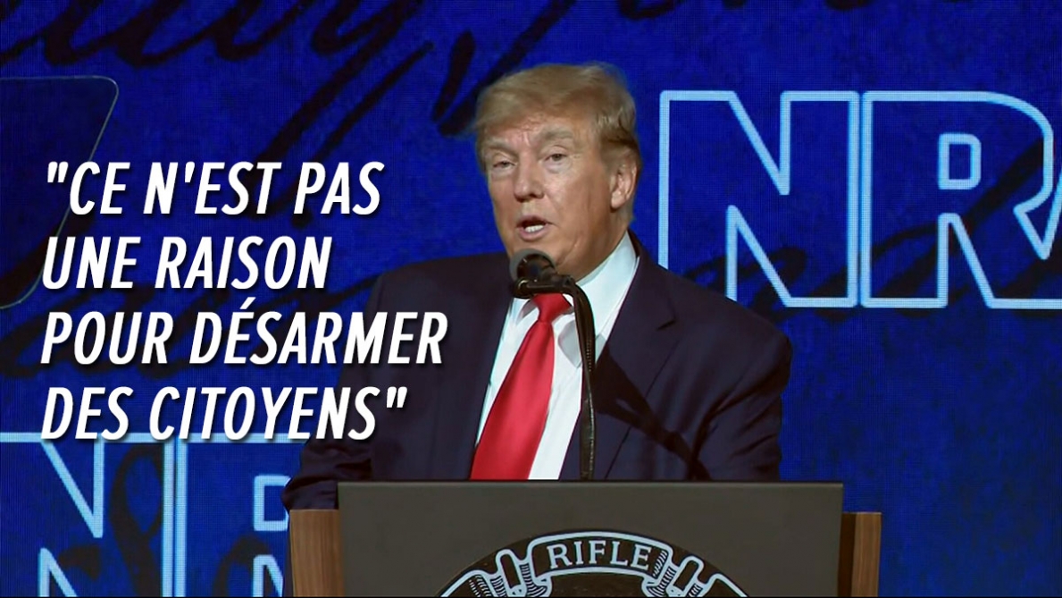 Après la tuerie au Texas, Donald Trump appelle à Après la tuerie au Texas, Donald Trump appelle à