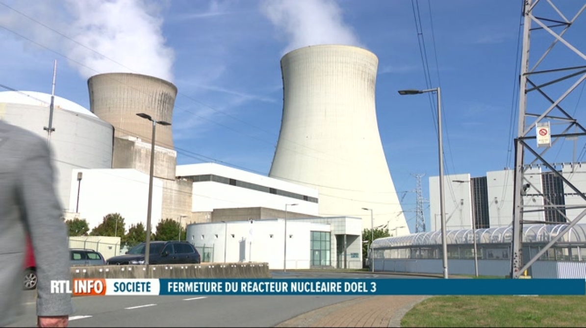 La centrale nucléaire de Doel 3 va fermer après 40 ans de service | RTL ...