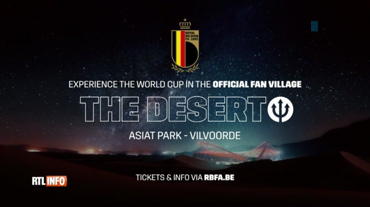 Les Diables Rouges annonce le village de fan officiel pour la Coupe du ...