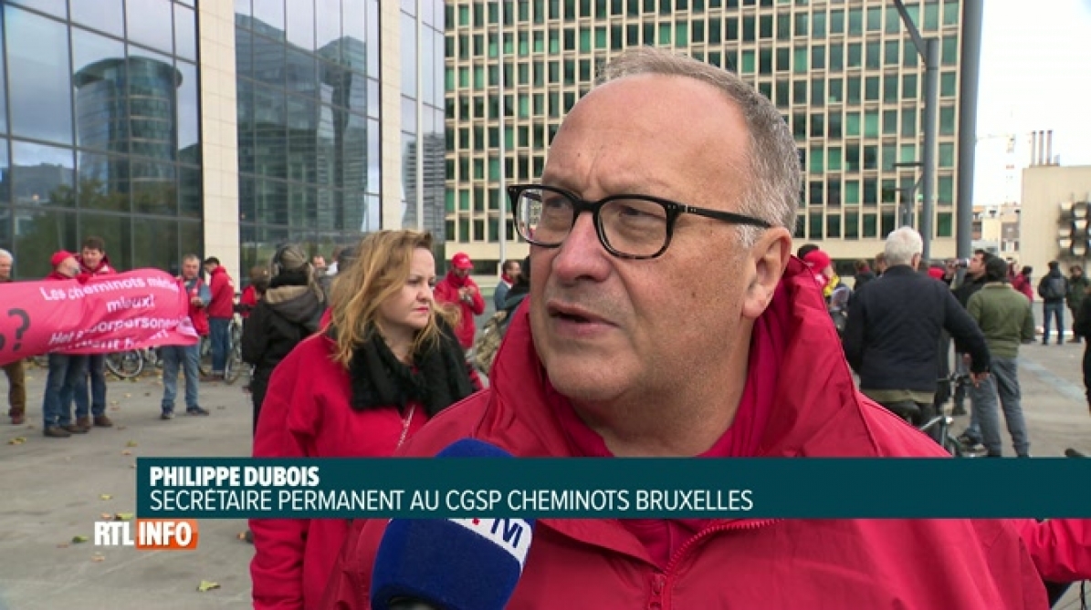 CGSP Cheminots Bruxelles : "Le personnel souffre vraiment très fort ...