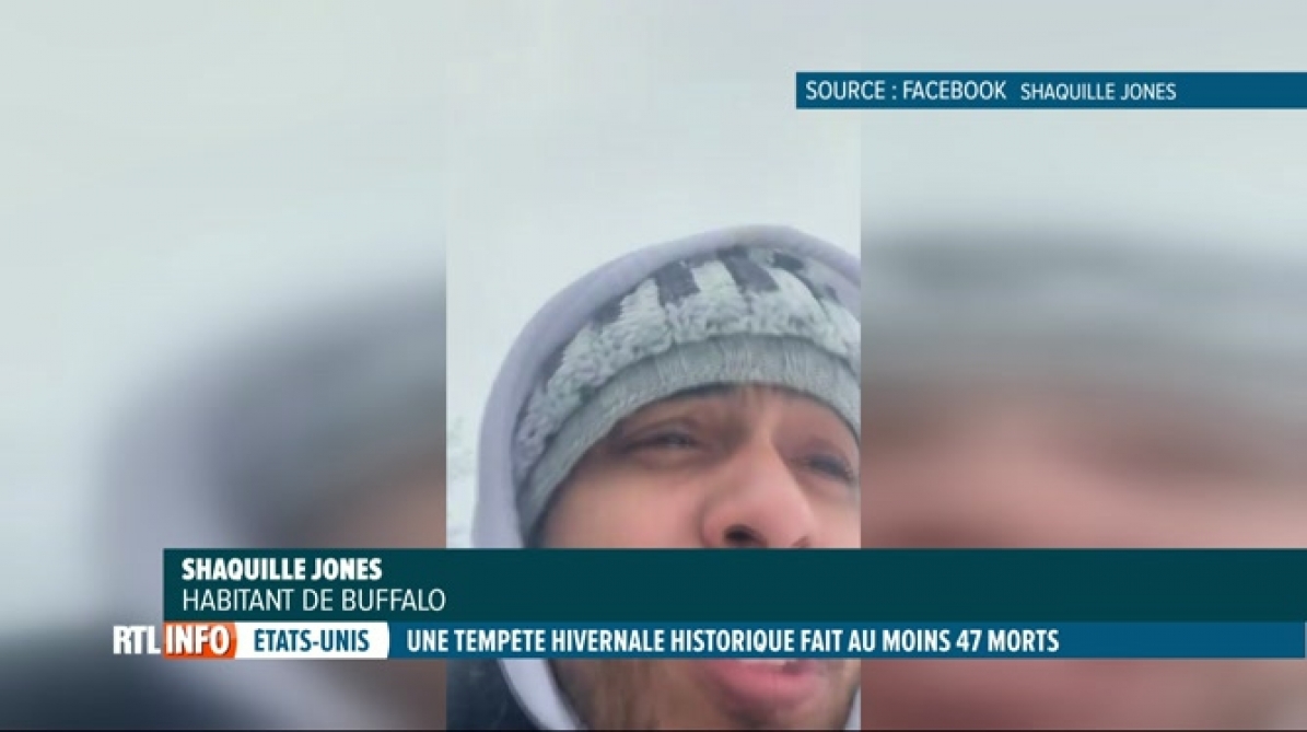 Tempête Elliott: une mère a craint le pire à Buffalo | RTL Info