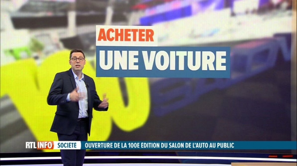 100e Salon de l'auto de Bruxelles: l'éclairage de Mathieu Col | RTL Info