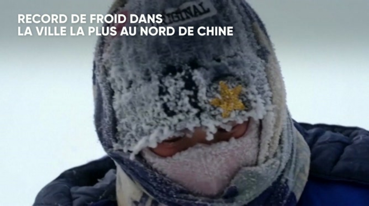 Un froid record enregistré dans la ville la plus au nord de la Chine ...