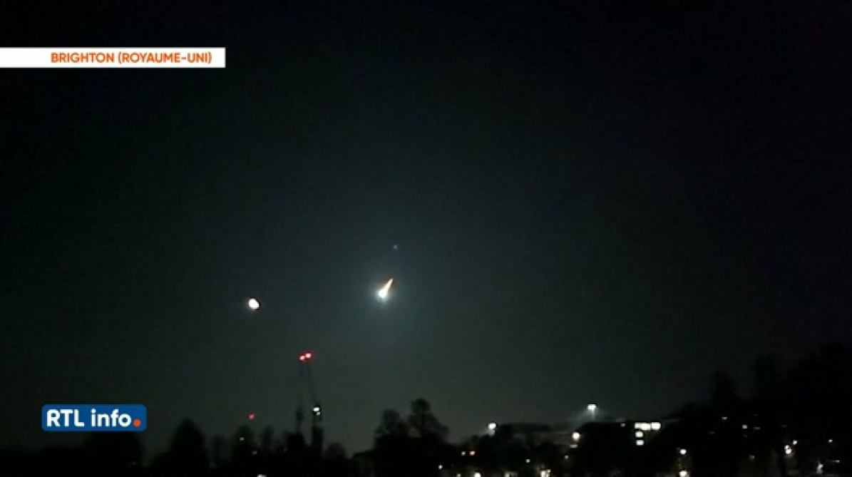 Une petite météorite s'est désintégrée au-dessus de la Normandie | RTL Info