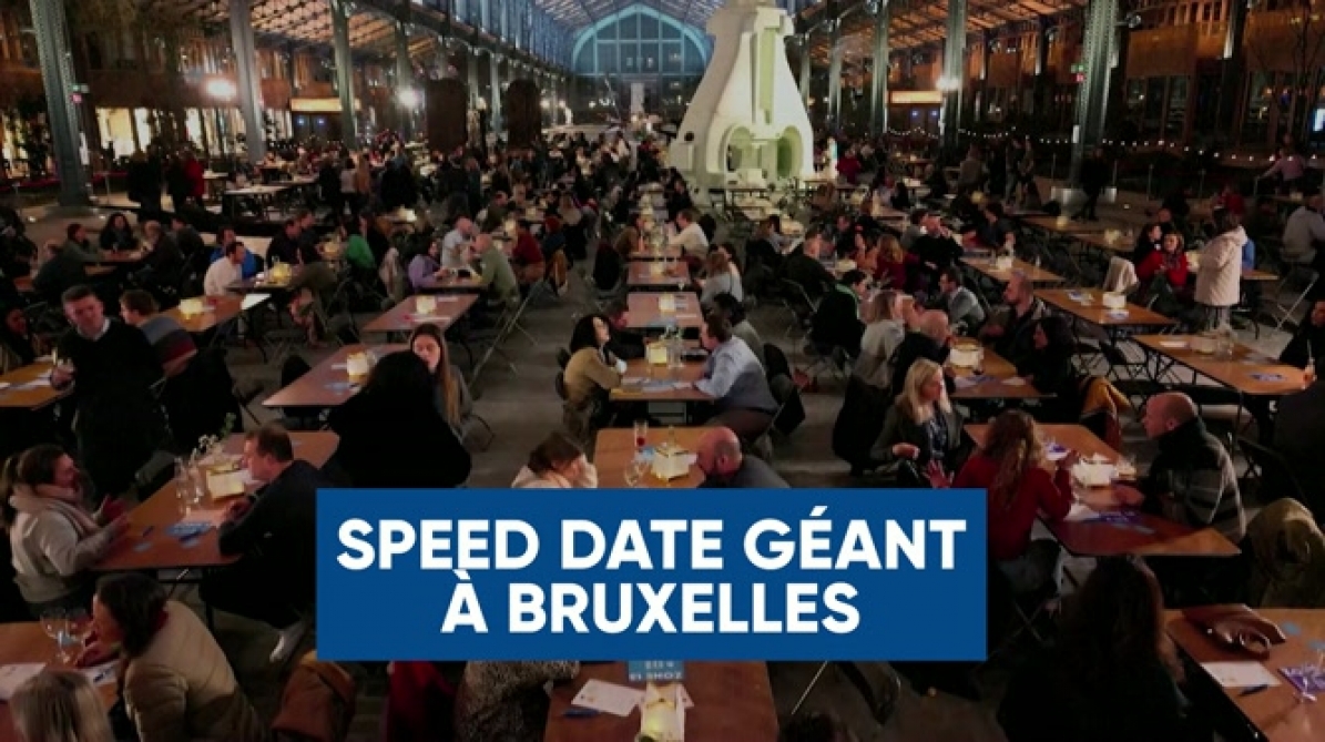 Un speed dating géant organisé à Bruxelles avec 1.300 participants ...