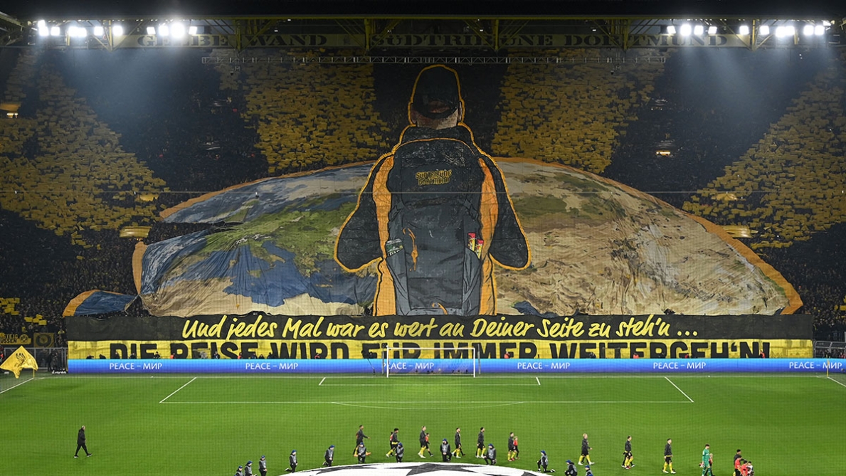 Somptueux: les supporters de Dortmund dévoilent un tifo splendide pour ...