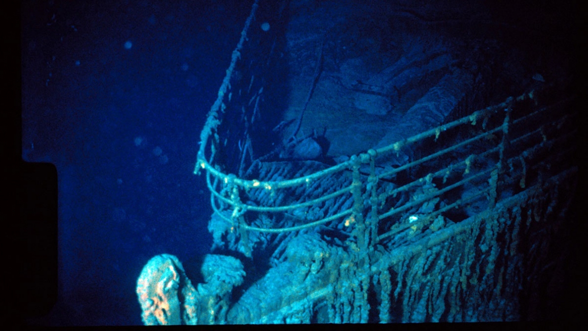 Pour les 25 ans du film "Titanic", les images de la première exploration de l'épave sont ...