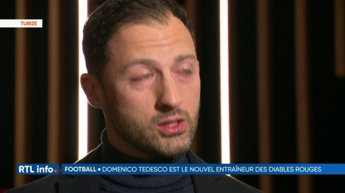 Rencontre avec Domenico Tedesco, l'entraîneur des Diables rouges | RTL Info