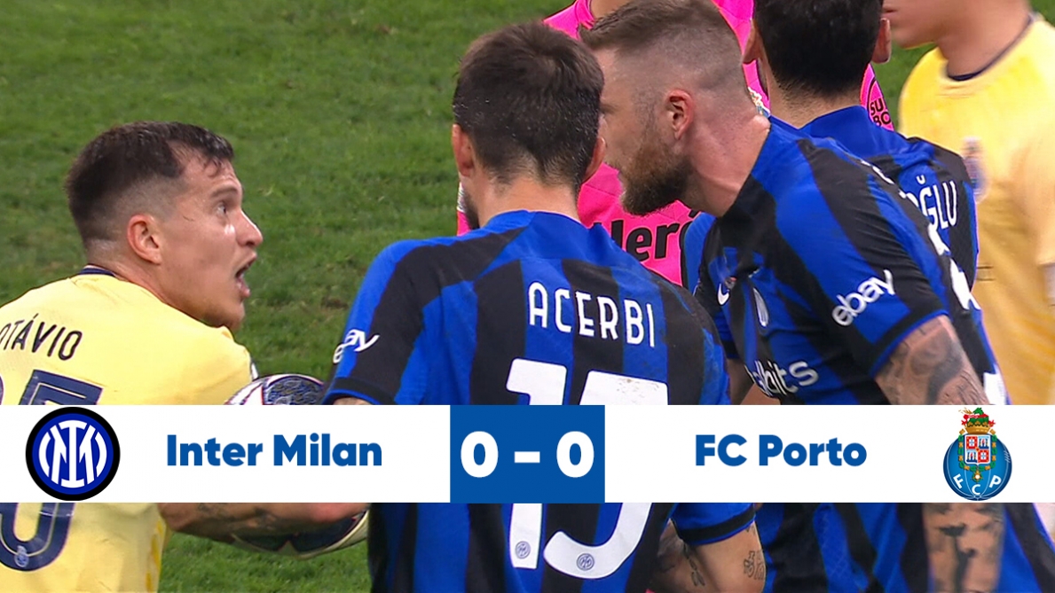 Inter Milan - FC Porto EN DIRECT: les esprits s'échauffent, l'arbitre ...