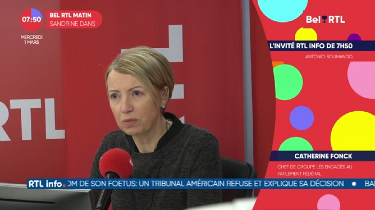 Catherine Fonck - L’invité RTL Info de 7h50 | RTL Info