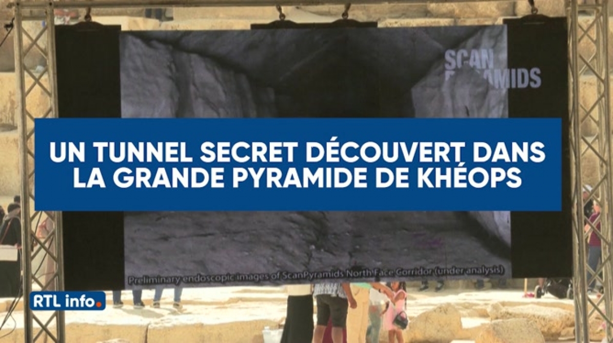 L'Égypte découvre un passage secret dans la Grance Pyramide de Khéops ...