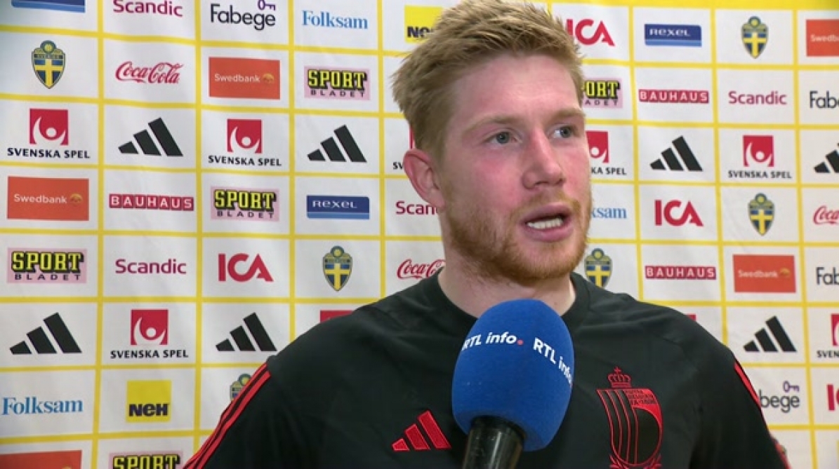 Kevin De Bruyne, capitaine, est fier des jeunes Diables Rouges | RTL Info