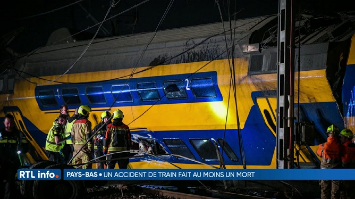 Images impressionnantes du TGV nérlandais accidenté | RTL Info