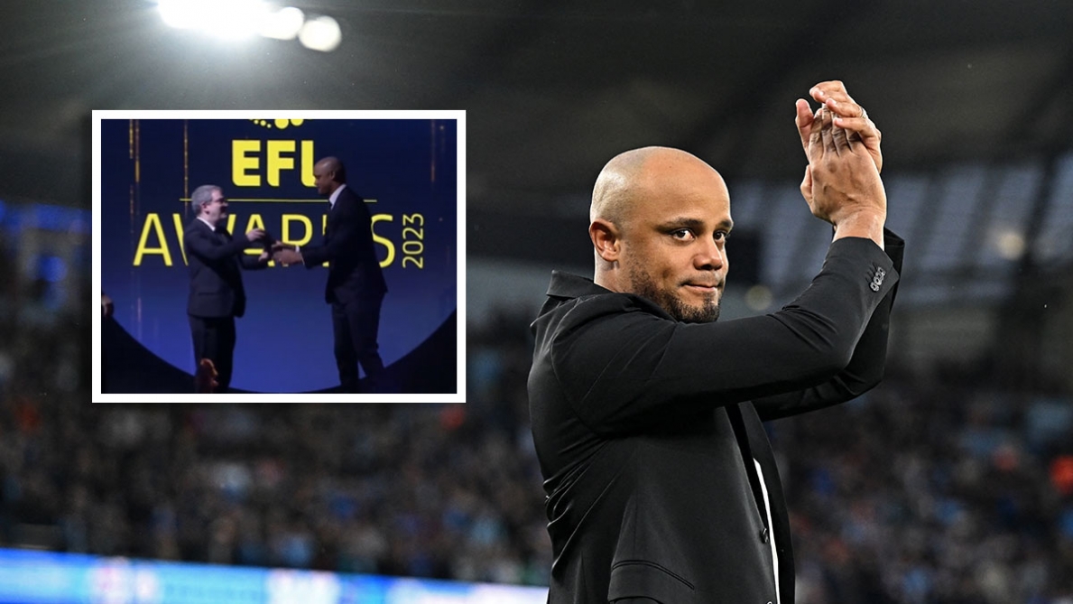 Une saison et déjà le meilleur: Vincent Kompany reçoit la récompense la ...