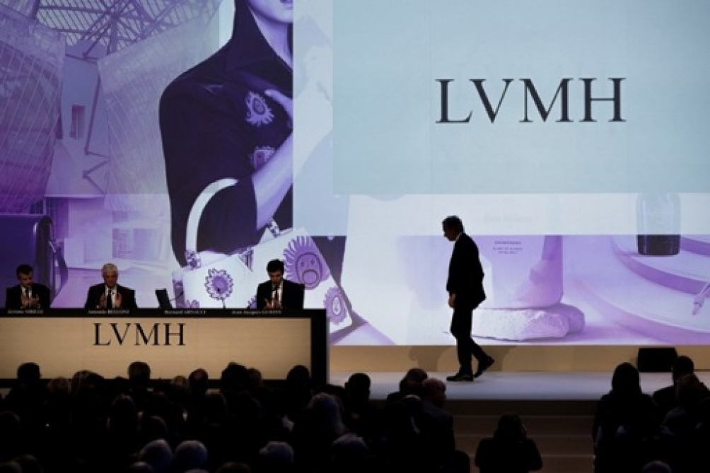 Le groupe LVMH est la 1ère société européenne à atteindre une valeur de ...
