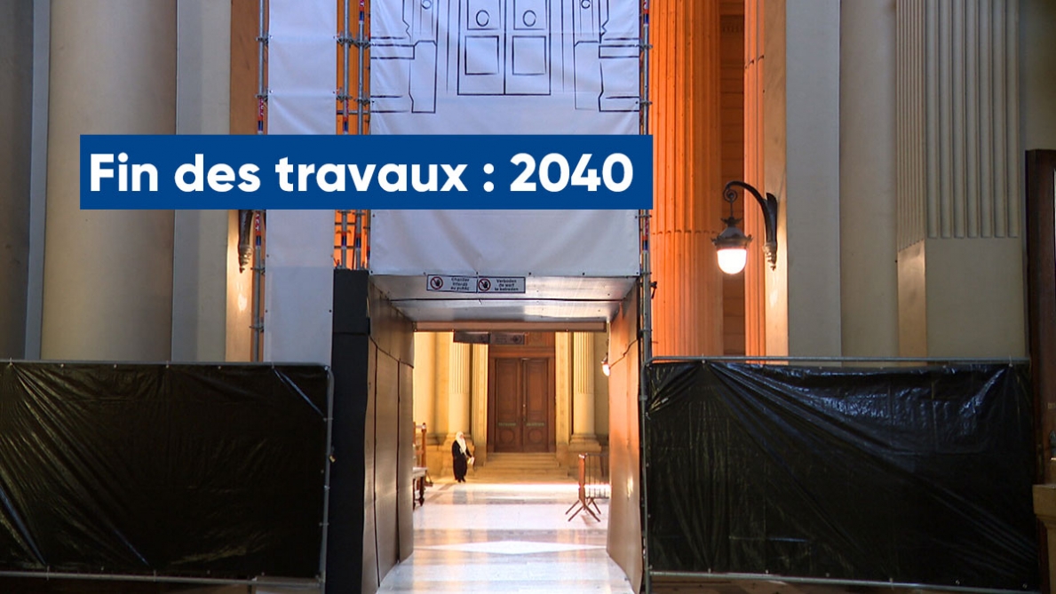 Cela va coûter très cher: l'intérieur du Palais de Justice de Bruxelles ...