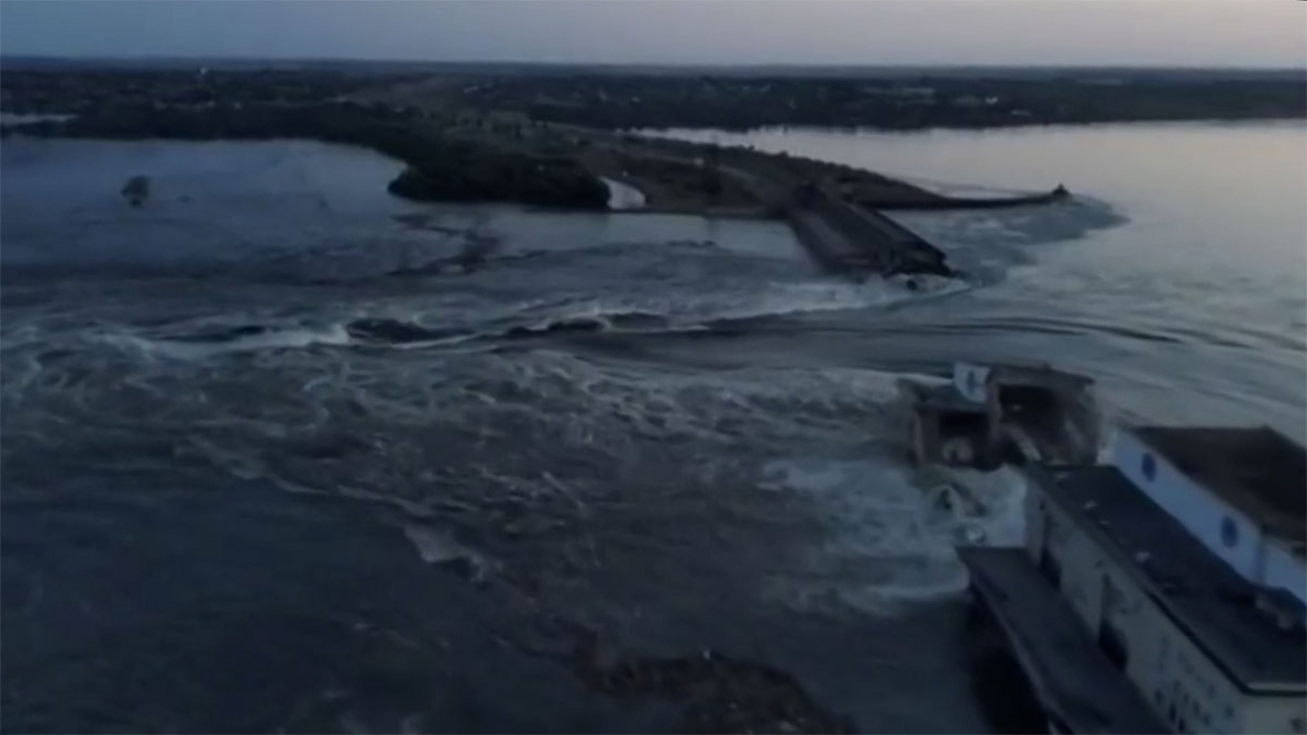Ukraine: un barrage détruit cette nuit, risque important d'inondations ...