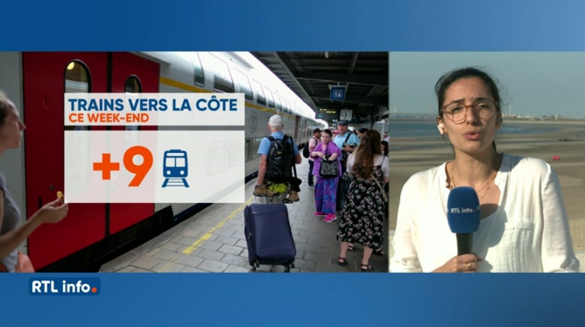 La chaleur va, à nouveau, attirer la foule à la côte belge ce weekend | RTL Info