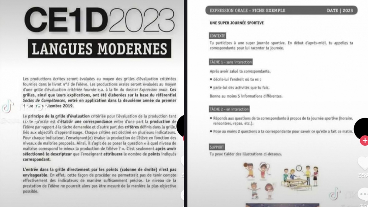 "Le CE1D de langues a fuité": est-ce vraiment l'épreuve certificative 2023 qui se retrouve sur ...
