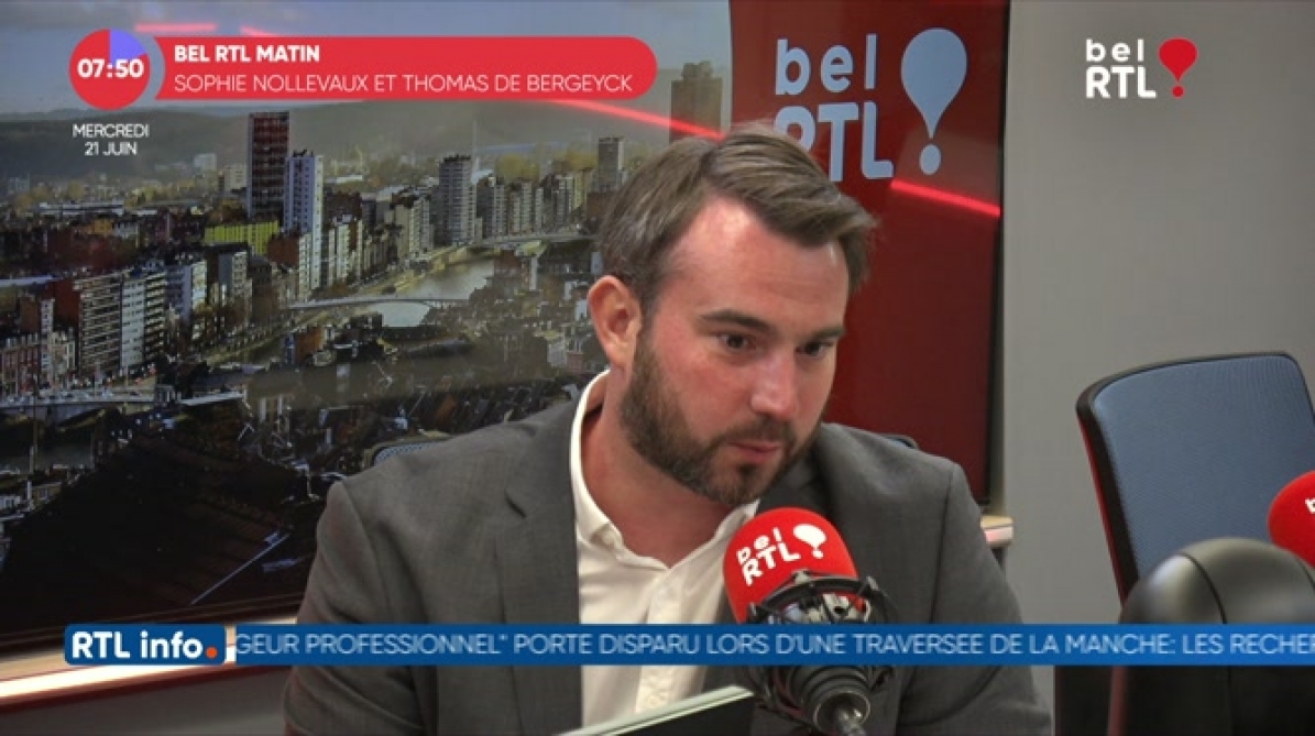 Maxime Delaite, directeur de l’ASBL Aidants-Proches - L’invité RTL Info de 7h50 | RTL Info
