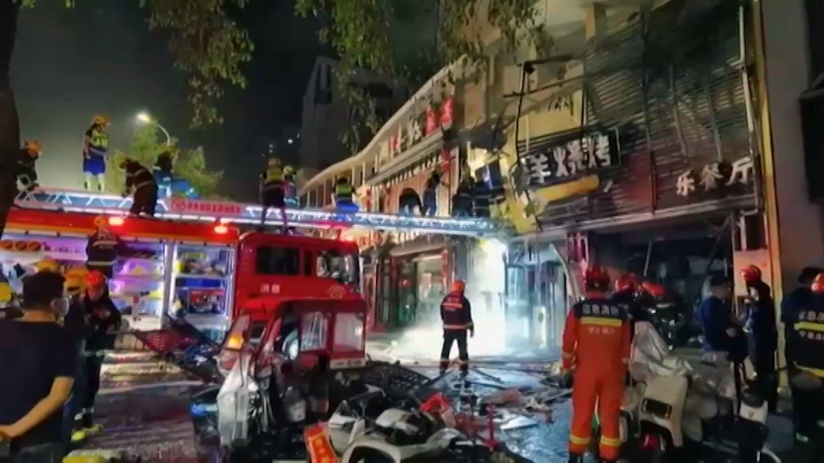 Une fuite de gaz provoque une explosion dans un restaurant de barbecue ...