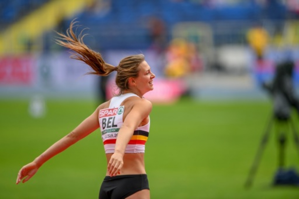 Elien Vekemans à moins d'un centimètre du record de Belgique du saut à ...