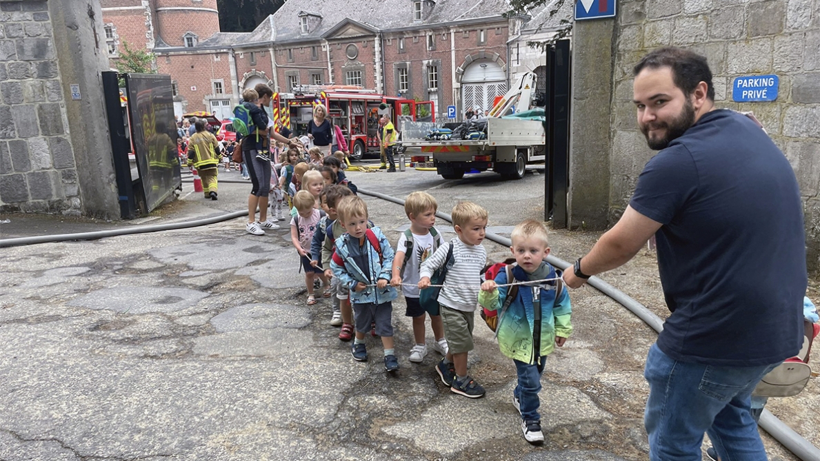 En plein examen, un incendie se déclare à l'institut de l'Abbaye de ...